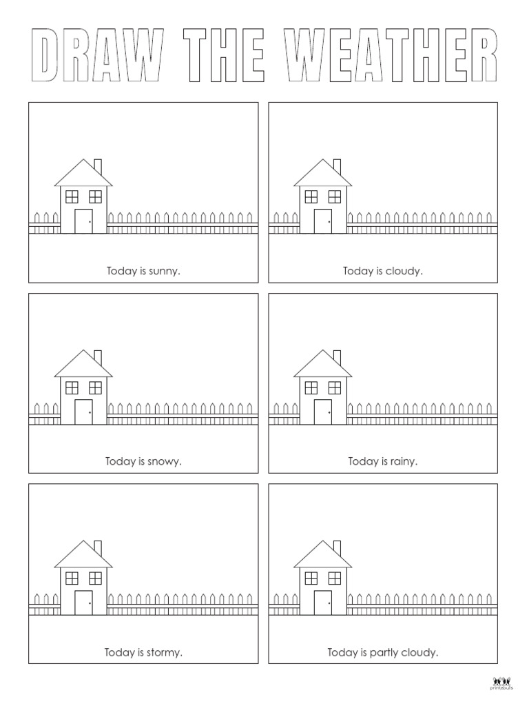 Printable Weather Worksheet 8 | PDF