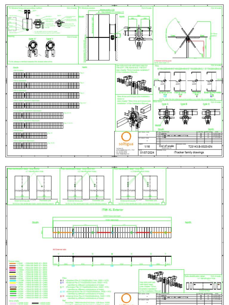 Soltigua-T23143.B-0020-EN-R03-iTracker Family Drawings | PDF | Nut ...