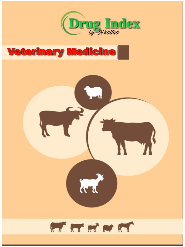 Veterinary Drug Index for Livestock | PDF