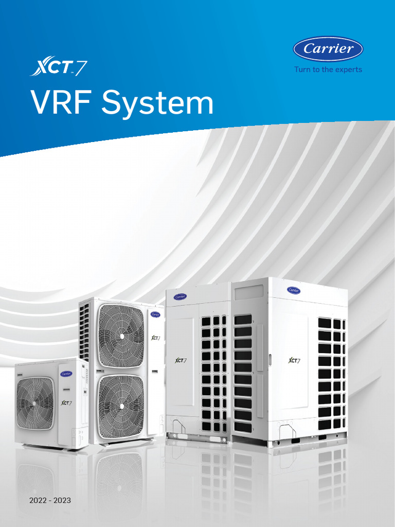 Carrier VRF - XCT 7 | PDF | Electric Motor | Air Conditioning