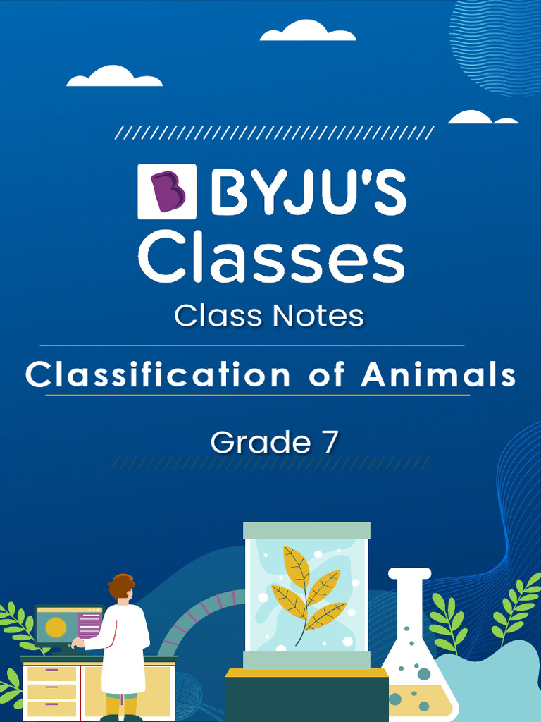 Class 7 Animal Classification Notes | PDF | Invertebrate | Amphibian