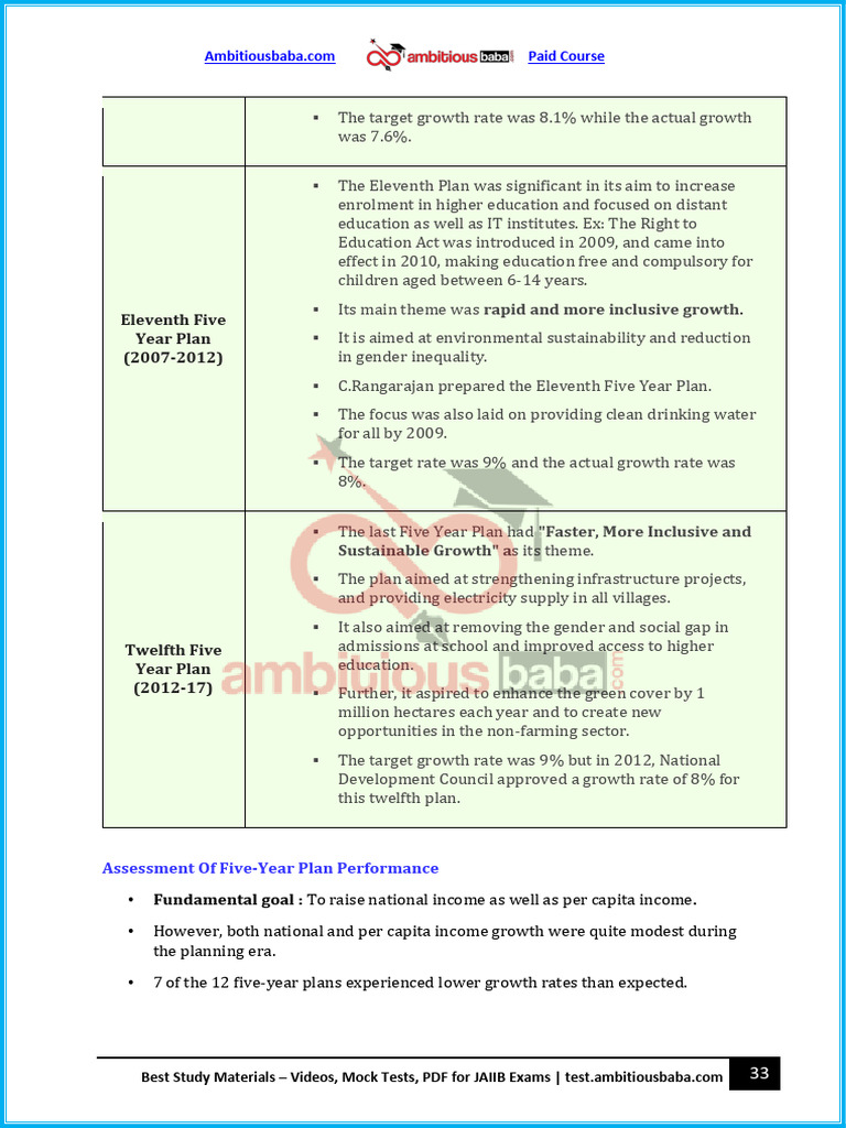 JAIIB Capsule PDF Paper 1 IEIFS New Syllabus Ambitious Baba 33 | PDF ...