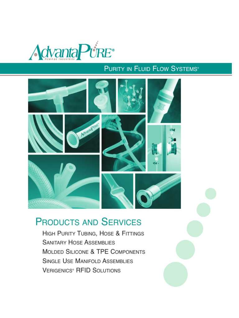 AdvantaPure Products Srvcs | PDF | Radio Frequency Identification | Pipe (Fluid Conveyance)