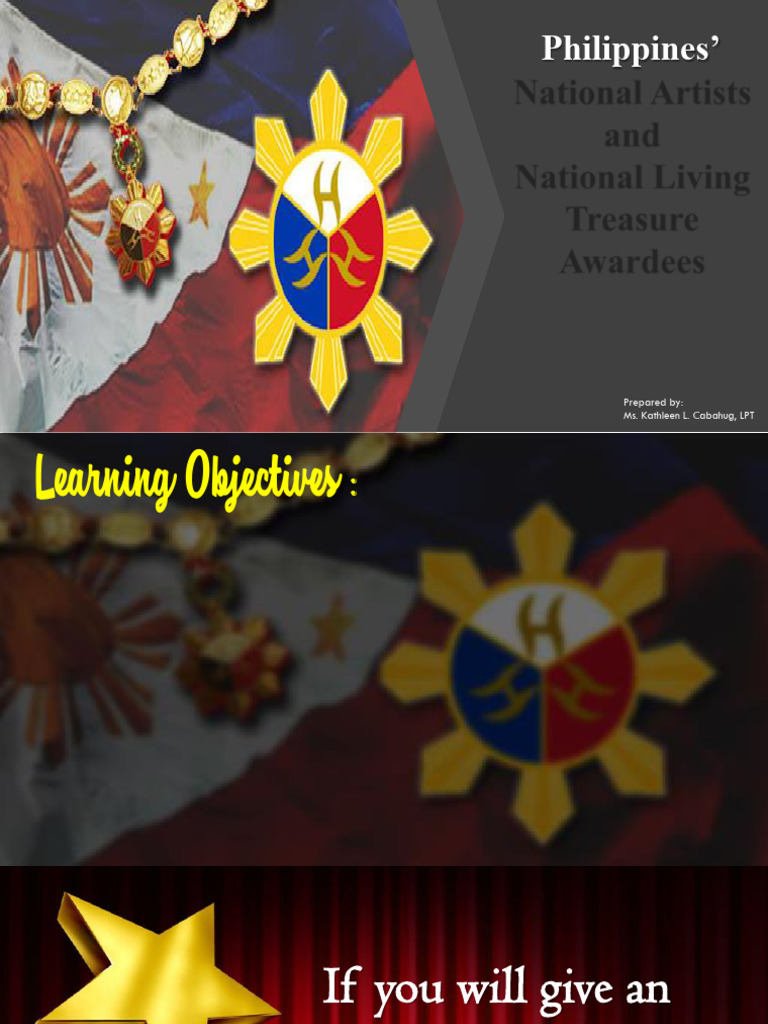 National Artists & Living Treasures of the Philippines | PDF ...
