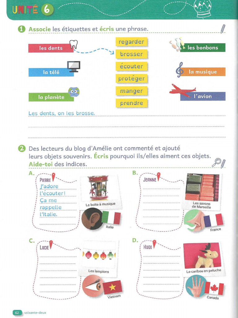 Cap Sur 3 CA U6 L2 | PDF