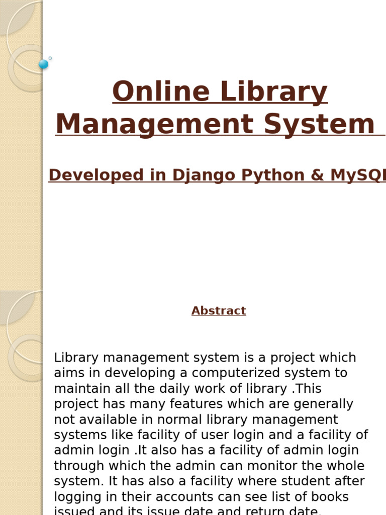 Django Library Management System | PDF | Computing | Computer Science