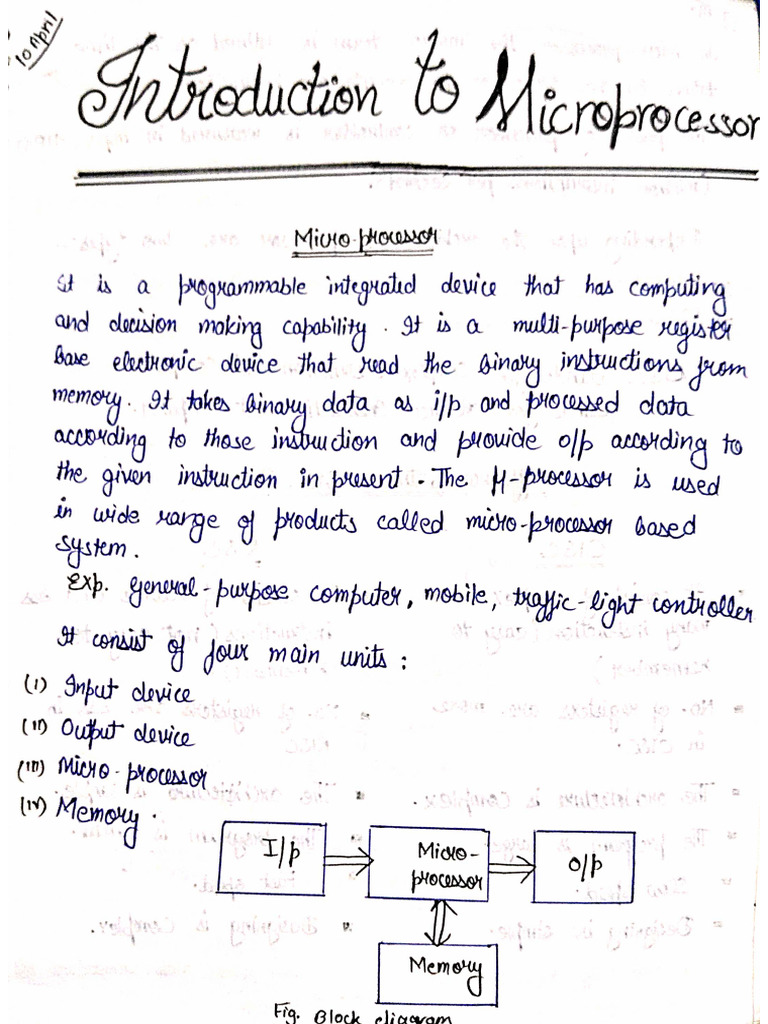 Microprocessor Unit 2 | PDF