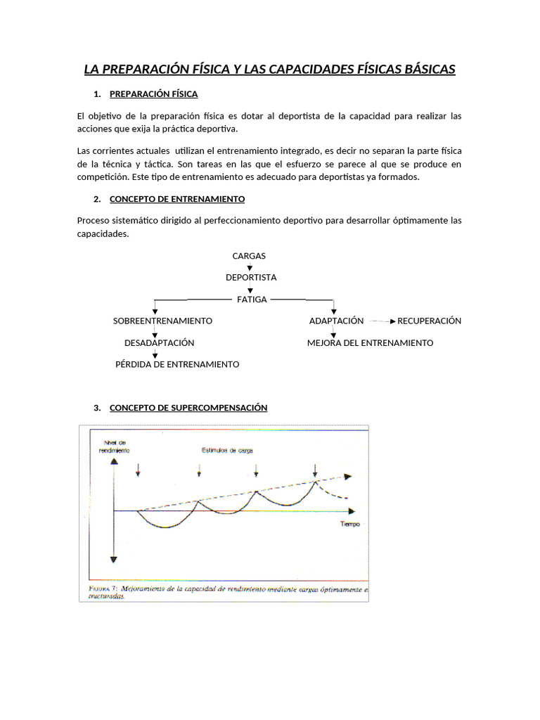 La Preparación Física y Las Capacidades Físicas Básicas. 4ºeso | PDF | Resistencia ...