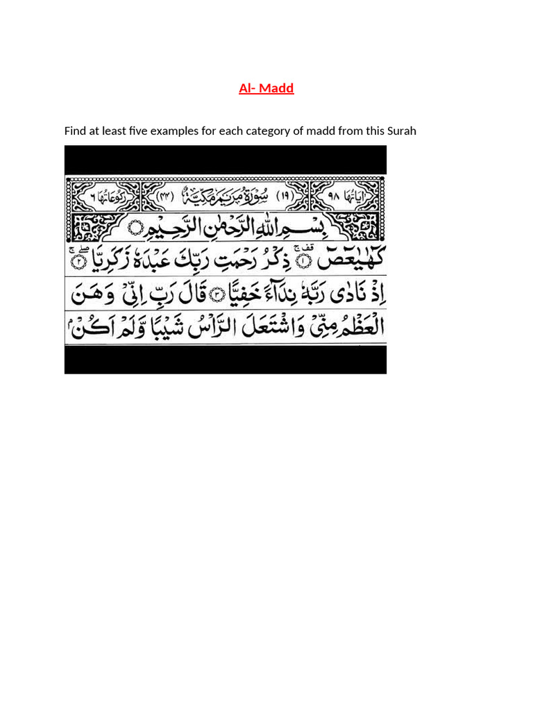 Al - Madd | PDF