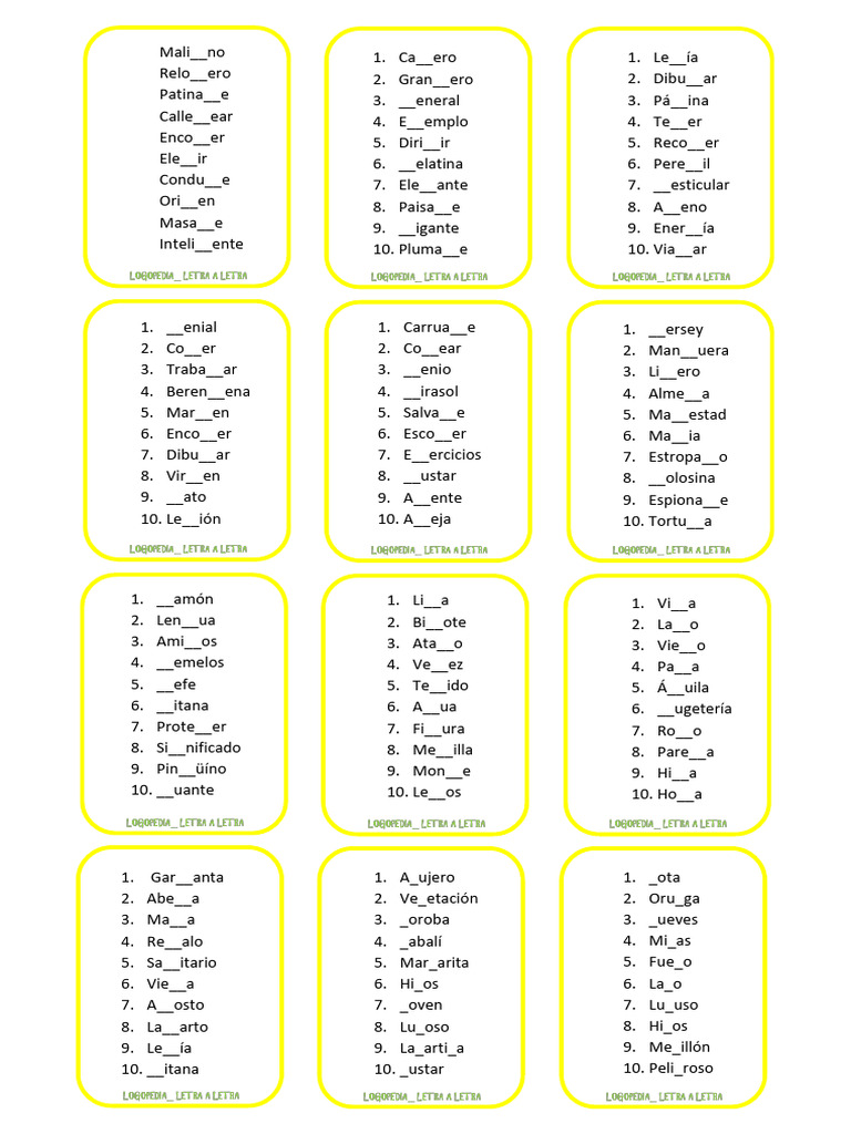 Palabras y Frases G-J | PDF