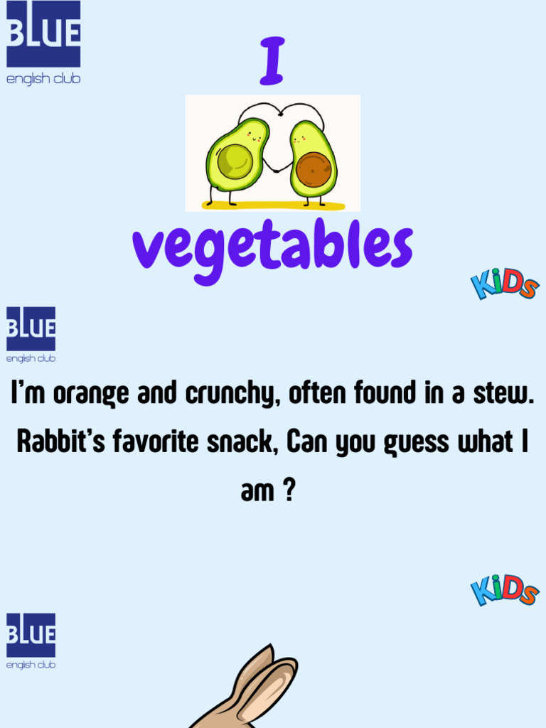 Fun Vegetable Riddles for Kids | PDF