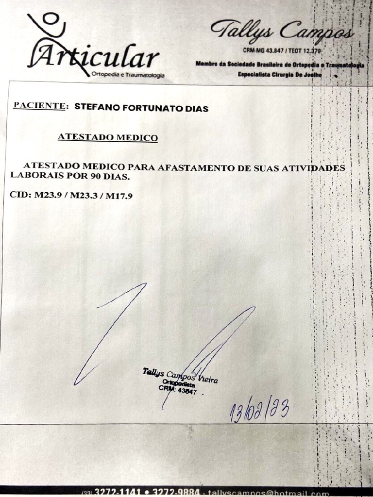 Atestado | PDF