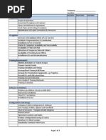 Hotel Pre Opening Checklist | PDF | Menu | Service Level Agreement