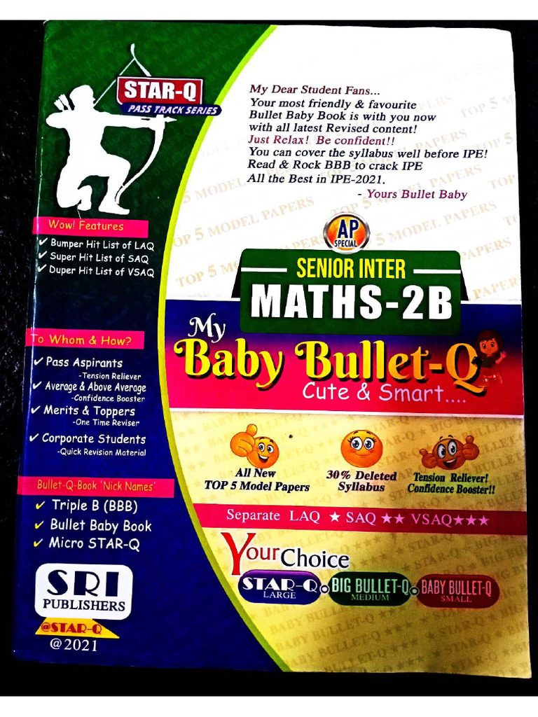 Maths 2b Bullet Questions | PDF