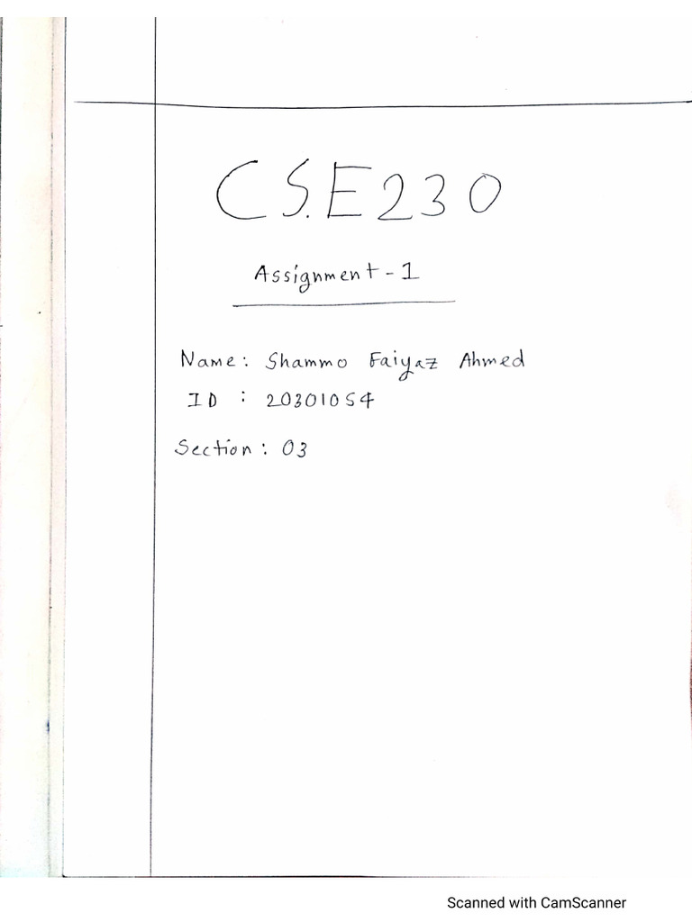 03 20301054 Assignment1 | PDF