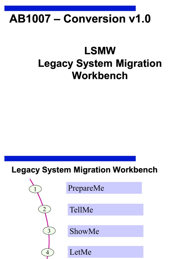 Step by Step LSMW Tutorial | PDF | Source Code | File Format
