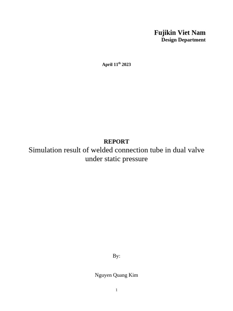 Sample Technical Report | PDF | Mechanical Engineering | Physical Sciences