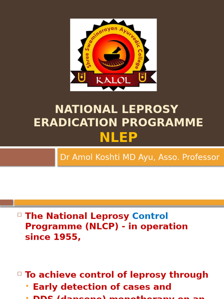 NLEP | PDF | Leprosy | Diseases And Disorders