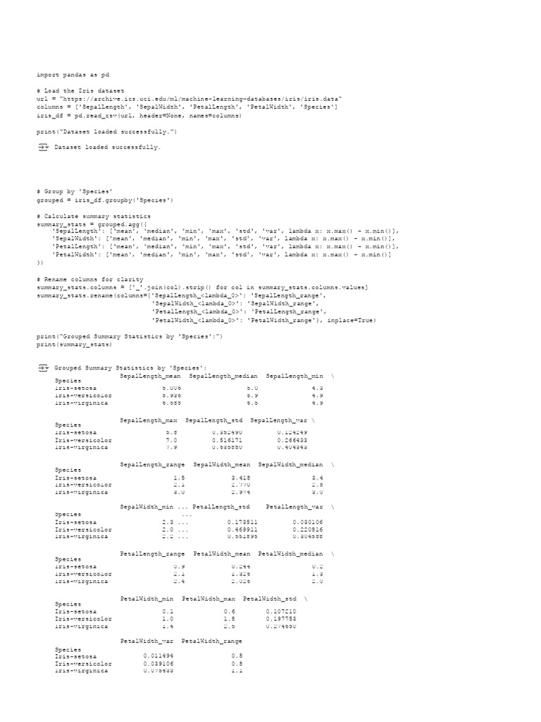 ADS_EXP_1_CODE | PDF | Chi Squared Distribution | Variance