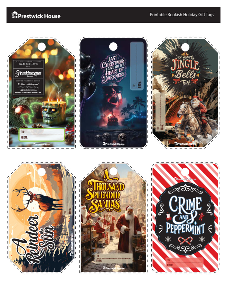 2024 Bookish Gift Tags | PDF
