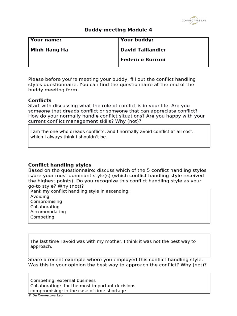 Buddy-Form Module 4-4 | PDF | Psychology | Psychological Concepts
