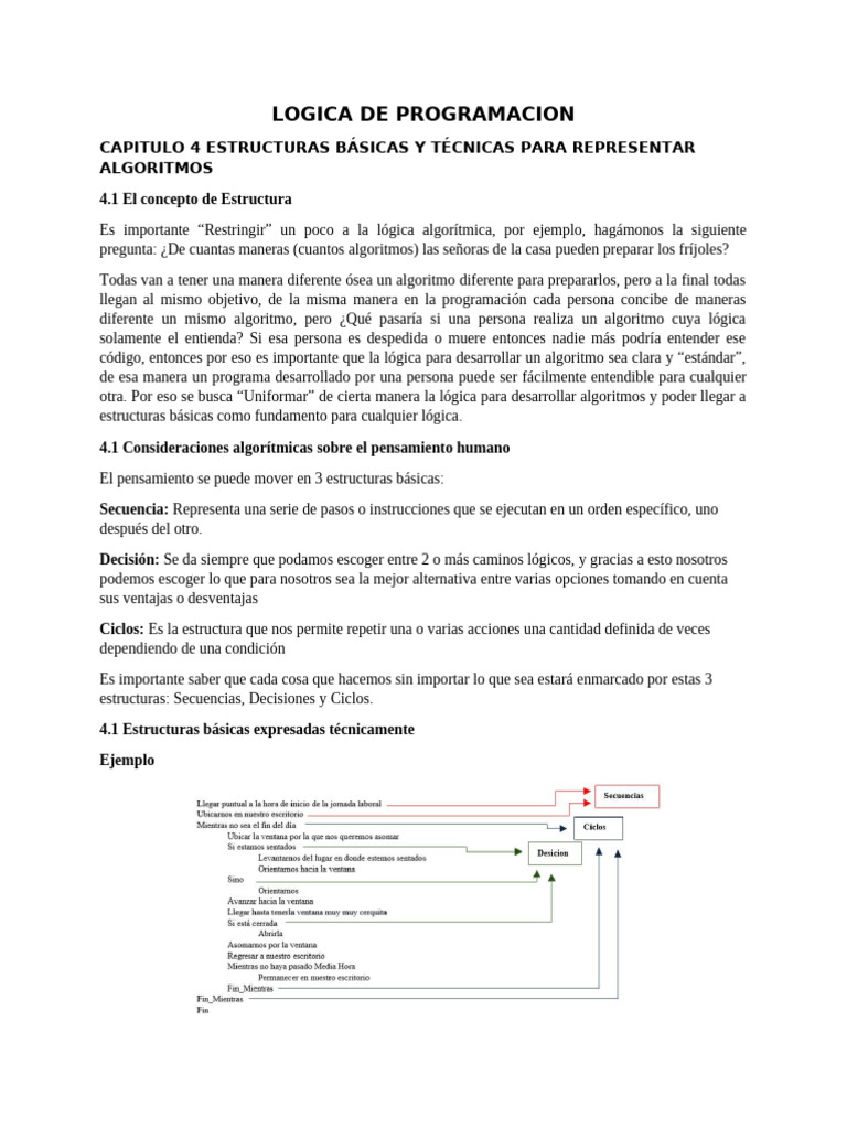 Logica de Programacion | PDF | Lenguaje de programación | Algoritmos