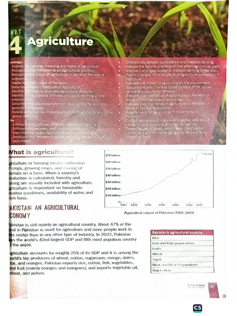 Agriculture (Geography) | PDF