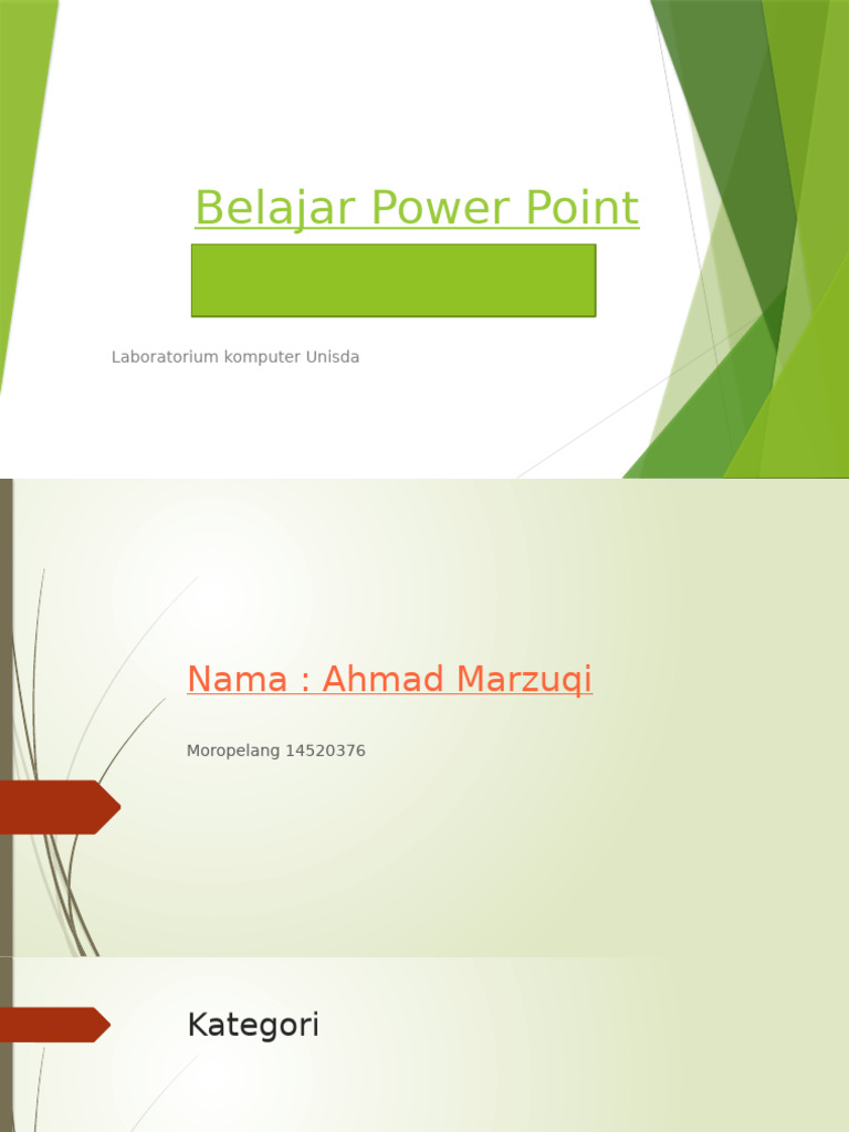 Belajar Power Point | PDF
