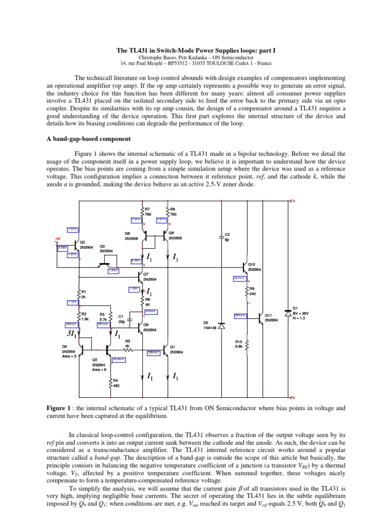 The TL431 in Loop Control | PDF | Amplifier | Transistor