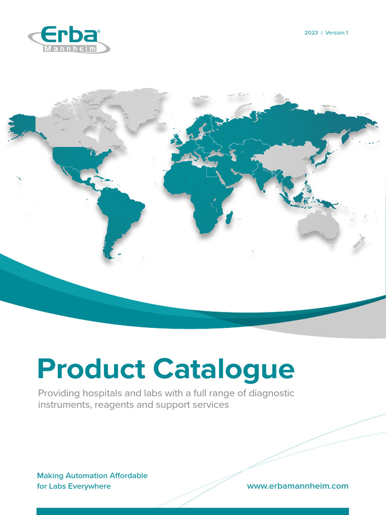 Erba Product Catalogue 2023 English WEB | PDF | Automation | Laboratories