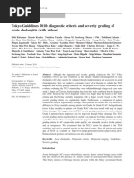 Tokyo Guidelines 2018: Acute Biliary Management | PDF | Gallbladder ...