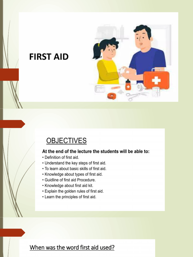 First Aid | PDF