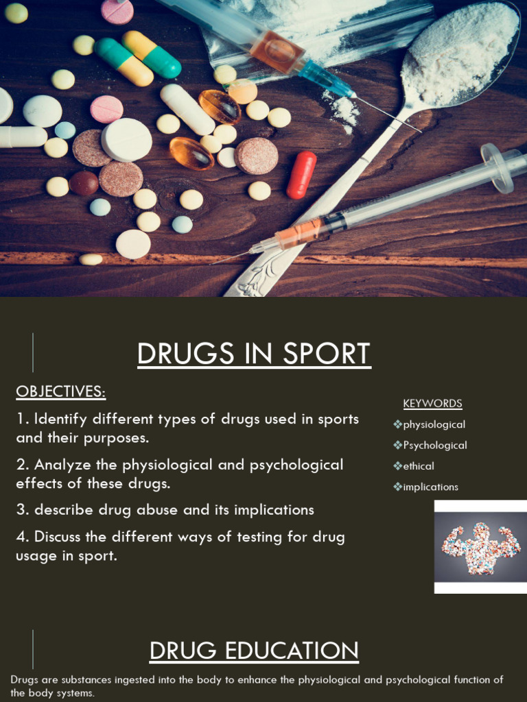 Understanding Drugs in Sports | PDF | Doping In Sport | Substance Abuse