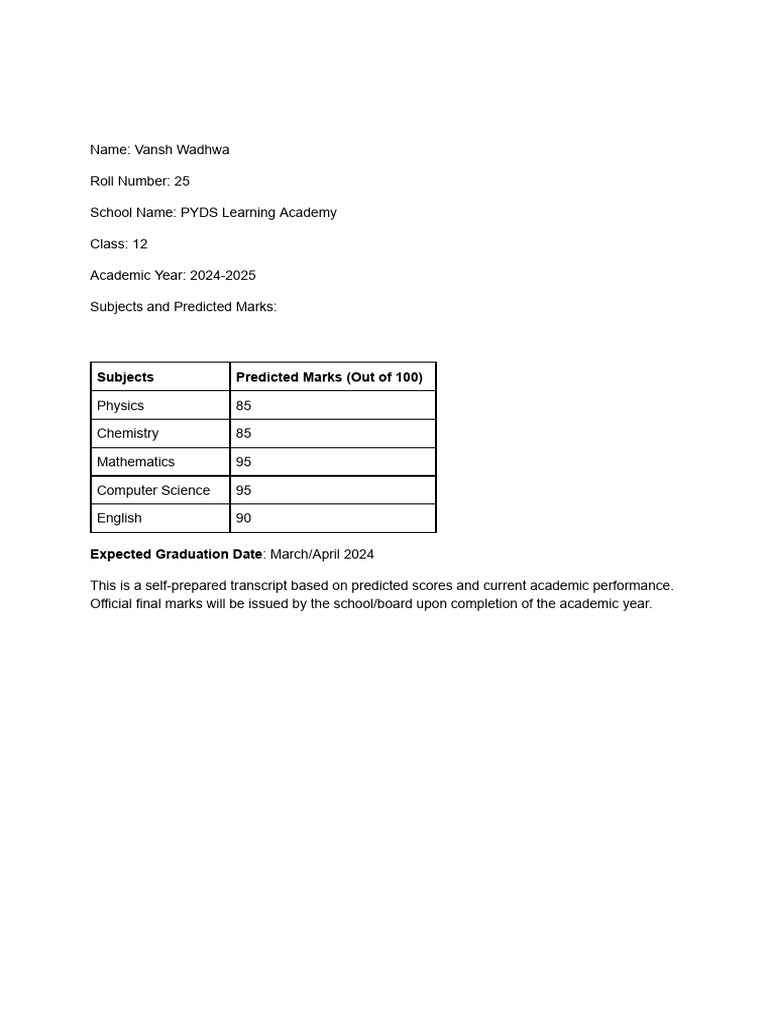 Transcript PDF | PDF