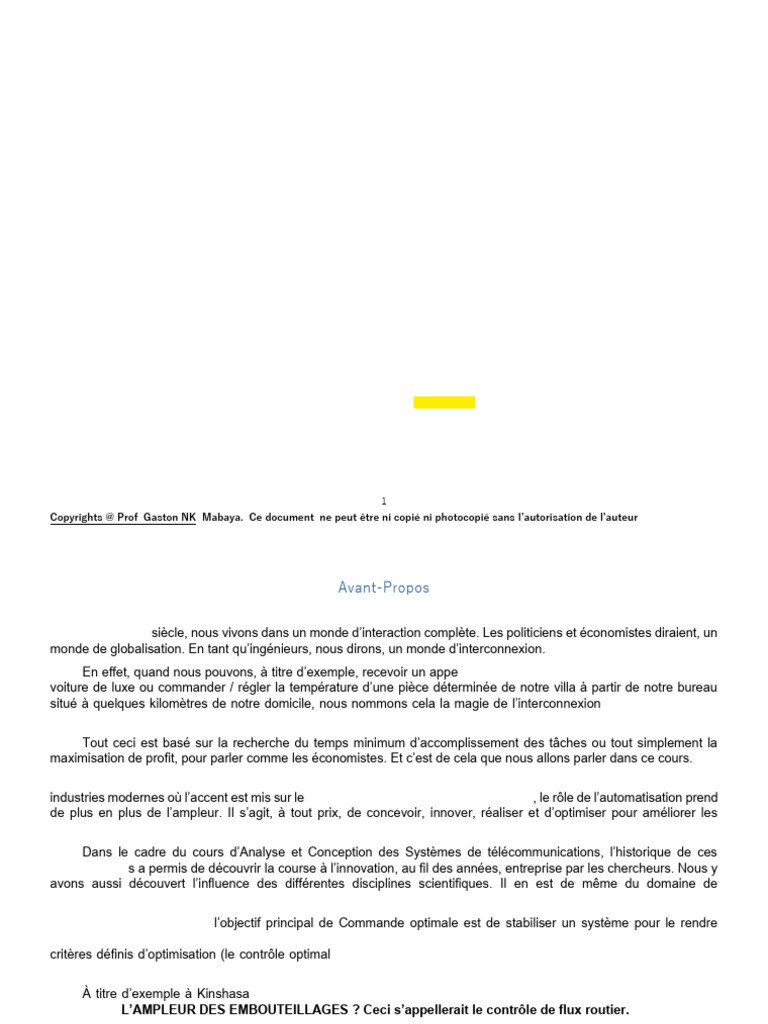 CO-COURS-MODULE-1-2024-2025 | PDF | Optimisation mathématique ...