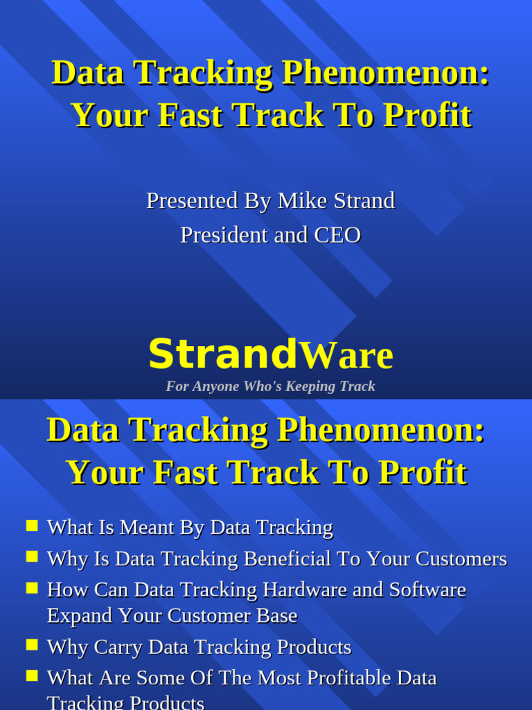 Data Tracking Solutions by StrandWare | PDF | Barcode | Printer (Computing)