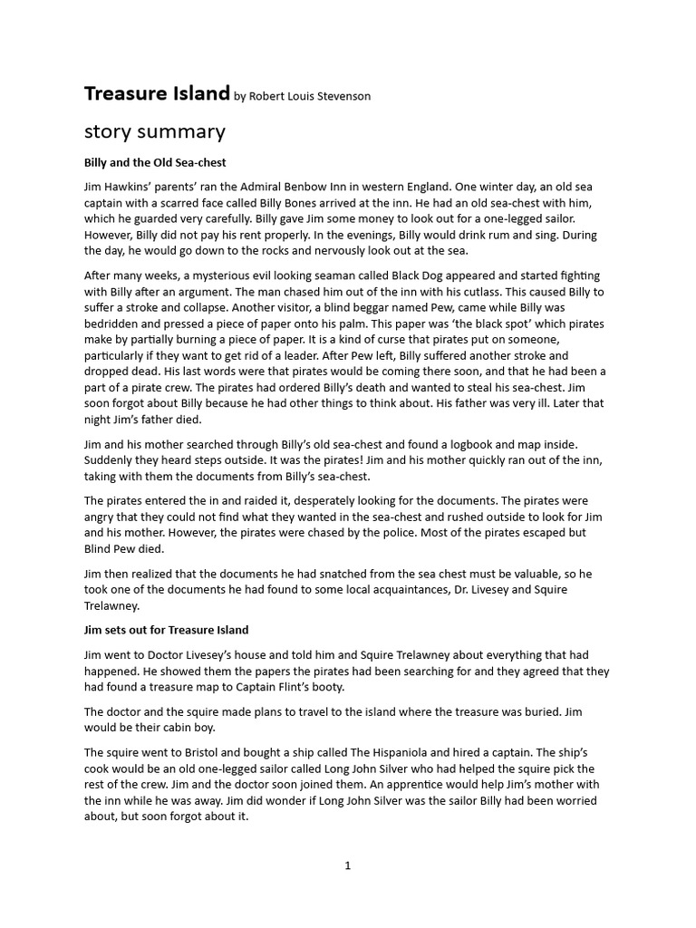 Treasure-Island-story-summary-study-guide | PDF | Treasure Island ... Treasure-Island-story-summary-study-guide | PDF | Treasure Island ...