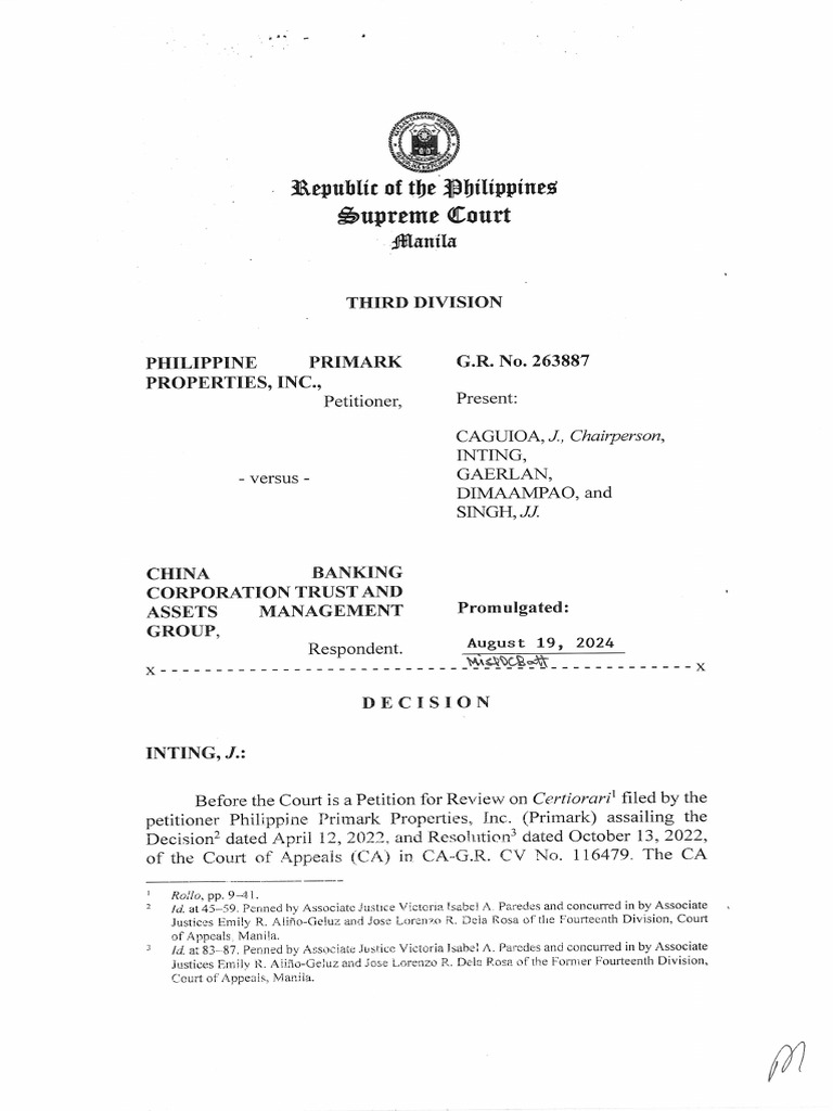 Primark v. China 263887 | PDF