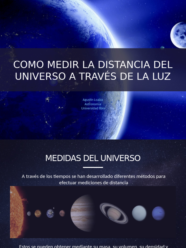 Técnicas de Medición del Universo | PDF
