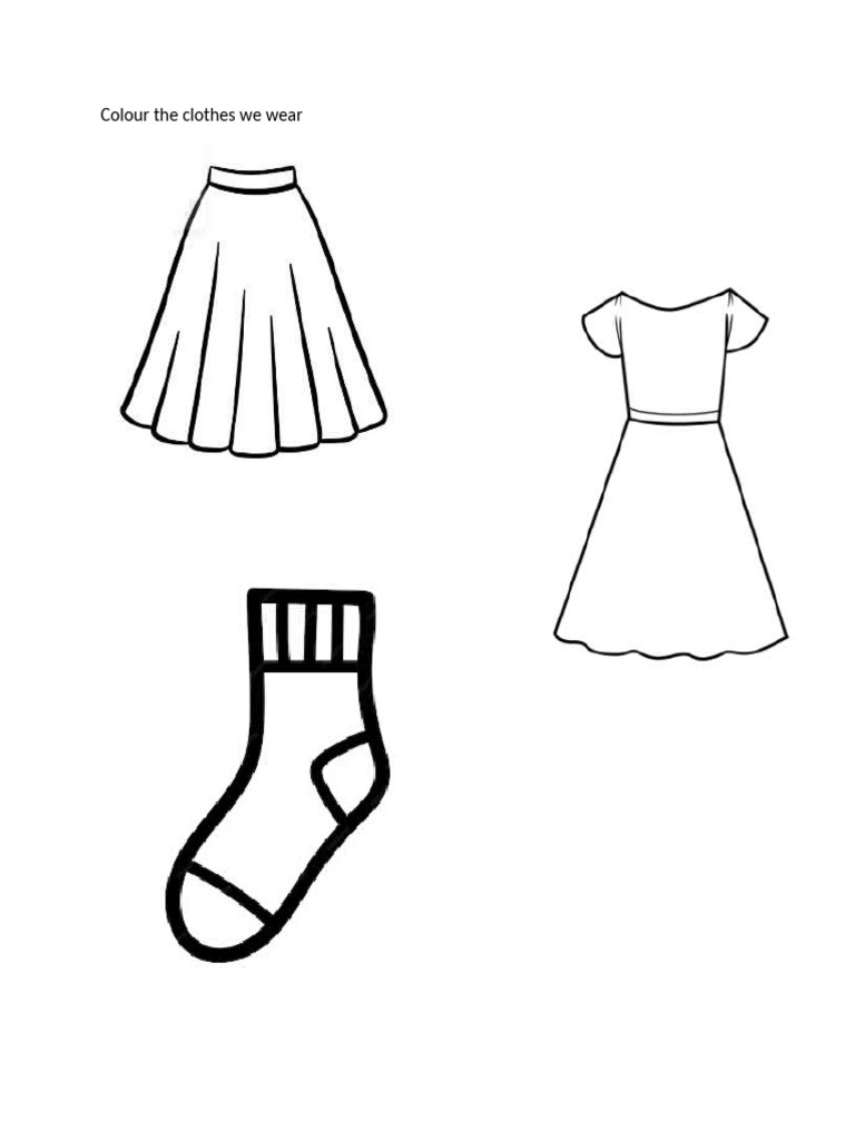 Colour The Clothes We Wear | PDF