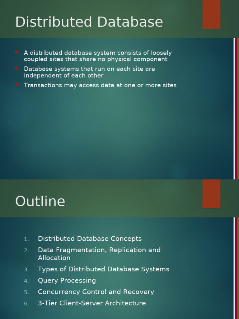Distributed Database Frank Chinembiri and Florence-2 | PDF | Databases | Relational Model
