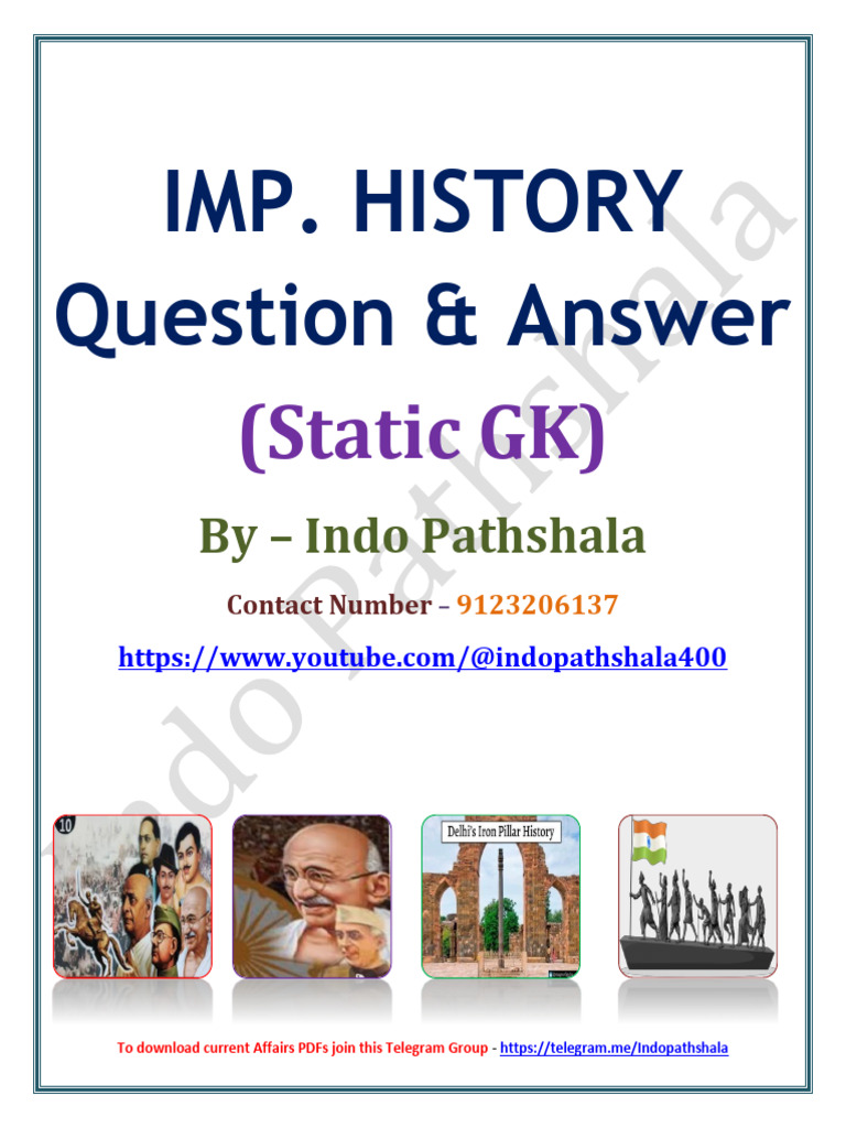 HIstory Imp Q&A-1 | PDF