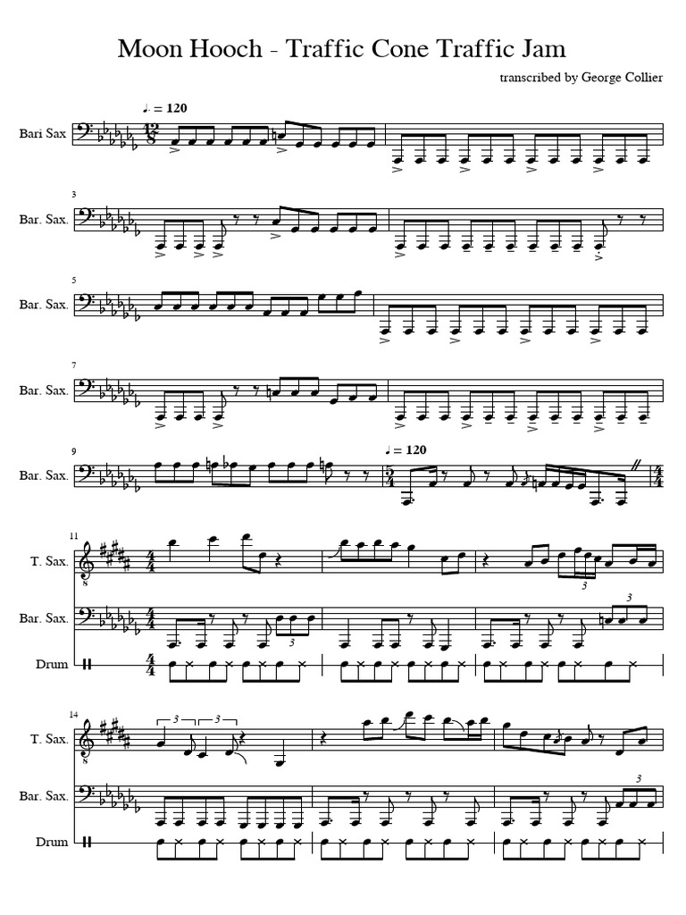 Moon Hooch Traffic Cone Jam Transcription | PDF | Performing Arts ...