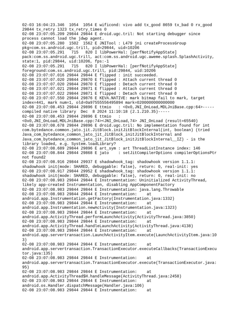 Log | PDF | Software | Computer Architecture