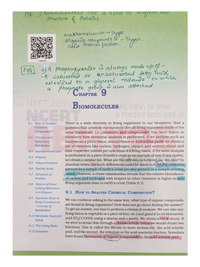 Biomolecules AR Marked | PDF