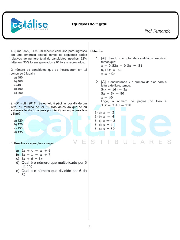 Mat_M0_F1_A2_Aula_10_-_Equacao_do_1o_Grau.docx_(2)(2) | PDF