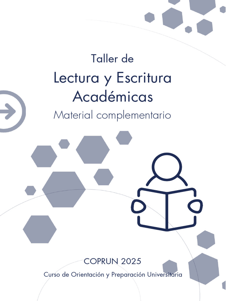 Lectura y Escritura - Material Complementario COPRUN 2025 - Lectura y Escritura - Material ...