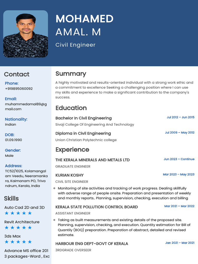MOHAMED_Resume_369 (1) (1) (1) (2) | PDF | Engineering