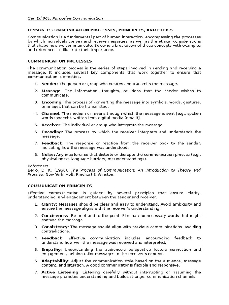 Lesson-1_Communication-Processes-Principles-and-Ethics | PDF ...