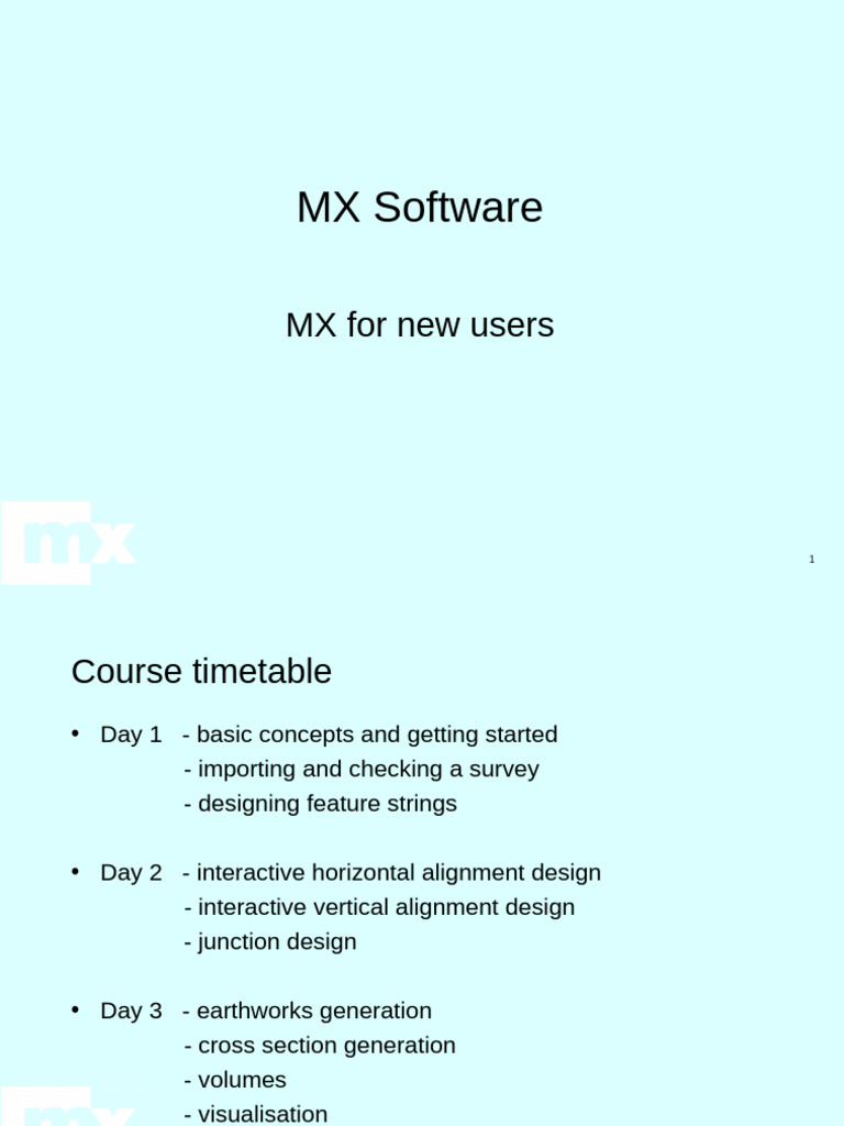 MX Software User Training Guide | PDF | String (Computer Science) | Curve